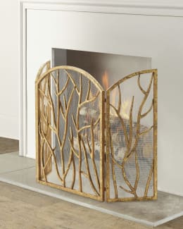 Bird Accent Fire Screen | Neiman Marcus