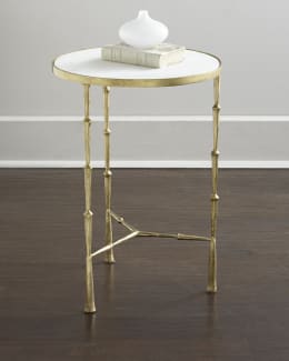 Lena Marble Top Side Table | Neiman Marcus