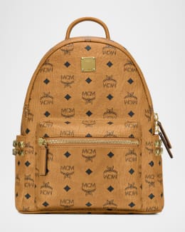 MCM Diamond Flap Leather Wallet on Chain | Neiman Marcus