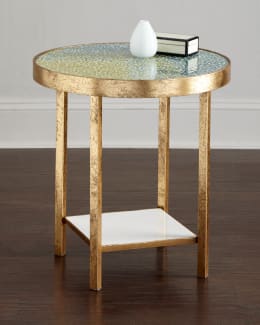 Tabitha Stone Top Side Table | Neiman Marcus