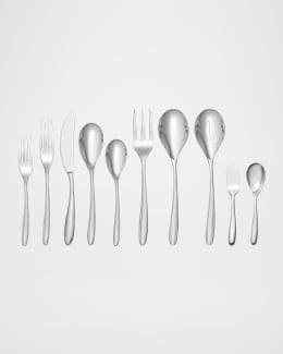 Nambe Aura 45-Piece Flatware Set | Neiman Marcus