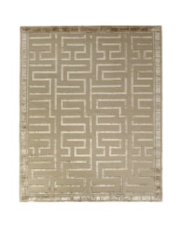 Exquisite Rugs Rowling Maze Hand-Knotted Hand-Knotted Rug, 12' x 15 ...