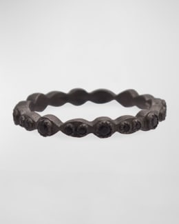 Armenta Diamond and Garnet Scroll Stack Band | Neiman Marcus