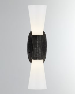 Visual Comfort Signature Utopia Large Double Bath Sconce By Kelly ...