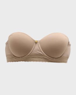 Natori Feathers Strapless Plunge Bra | Neiman Marcus