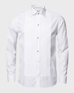 Eton Men's Slim-Fit Fly Front Formal Shirt | Neiman Marcus
