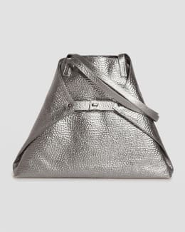 Akris Ai Medium Python Convertible Shoulder Bag | Neiman Marcus