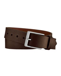 Shinola Men's Lightning Bolt Keeper Leather Belt, Black | Neiman Marcus