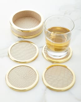 AERIN Faux Shagreen Bridge Set | Neiman Marcus
