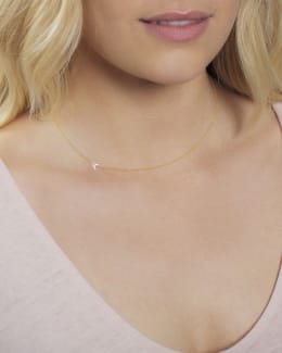 Maya Brenner Designs Mini 3-Letter Personalized Necklace, 14k White ...