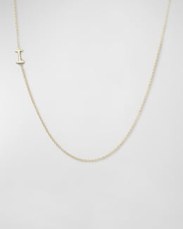 Maya Brenner Designs Mini 3-Letter Personalized Necklace, 14k White ...