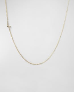 Maya Brenner Designs Mini 3-Letter Personalized Necklace, 14k White ...