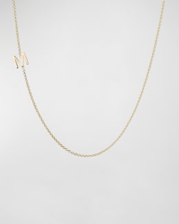 Maya Brenner Designs Mini 2-Letter Personalized Necklace, 14k Yellow ...