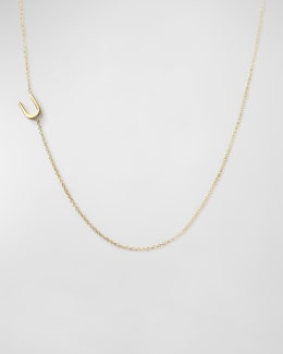 Maya Brenner Designs Mini 2-Letter Personalized Necklace, 14k Yellow ...