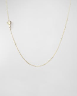 Maya Brenner Designs Mini 2-Letter Personalized Necklace, 14k Yellow ...