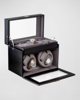 Bey-Berk Bogota Cube 10-Watch Storage Case | Neiman Marcus