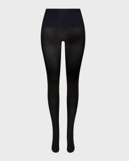 Commando Sexy Sheer Lace-Waist Tights | Neiman Marcus