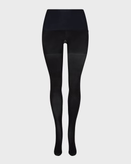 Commando Sexy Sheer Lace-Waist Tights | Neiman Marcus