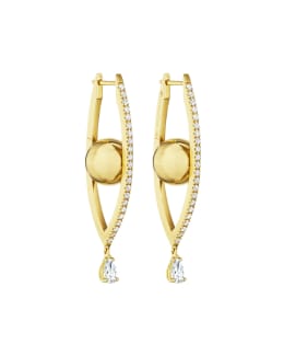 CADAR Wings of Love 18k Large Drop Earrings | Neiman Marcus