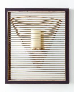 Global Views Pyramid Wall Decor - Brass | Neiman Marcus