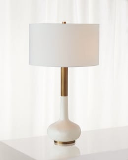 Port 68 London Smoke Blue Glass Lamp | Neiman Marcus