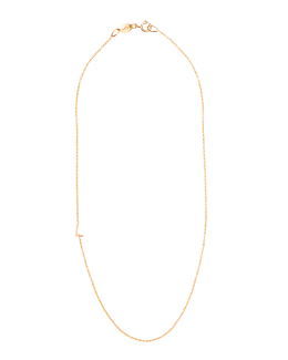 Maya Brenner Designs 14k Yellow Gold Mini Letter Necklace | Neiman Marcus