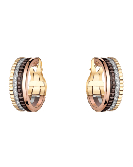 CADAR 18k Gold Large Diamond Heart Hoop Earrings | Neiman Marcus