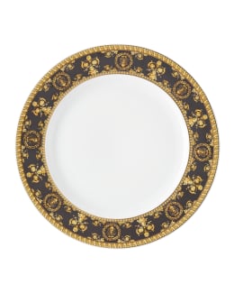 Versace Medusa Amplified Blue Coin Salad Plate | Neiman Marcus