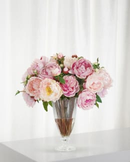Winward Home Lily Rose & Peony in Urn Vase | Neiman Marcus