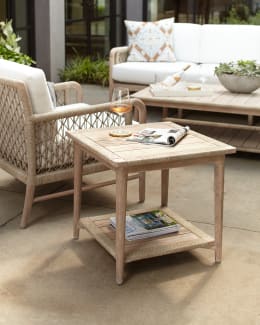 Palecek Chelsea Outdoor Side Table - 23.25" | Neiman Marcus