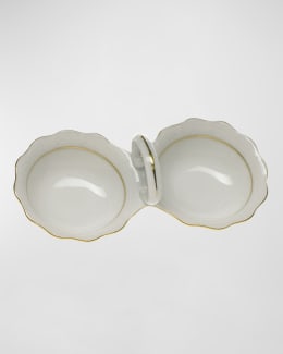 Herend Golden Edge Salt Shaker | Neiman Marcus