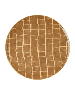 Prouna Alligator Dinner Plate | Neiman Marcus