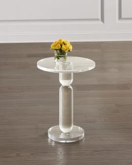 Interlude Home Tamara Acrylic Side Table | Neiman Marcus