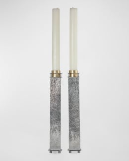 Joy Stember Metal Arts Studio Tall Tapered Candle Holders, Set of 2 ...