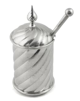 Joy Stember Metal Arts Studio Bee Honey Jar with Dipper | Neiman Marcus