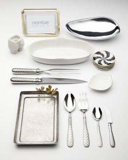 Nambe Cortina 5-Piece Flatware Set | Neiman Marcus