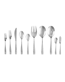 Nambe Bend 45-Piece Flatware Set | Neiman Marcus