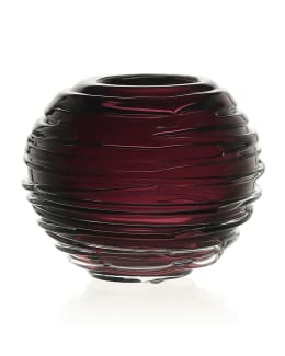 William Yeoward Crystal Fern Footed Vase | Neiman Marcus