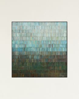 John-Richard Collection "Distorted Dimensions" Original Painting by Teng Fei | Neiman Marcus