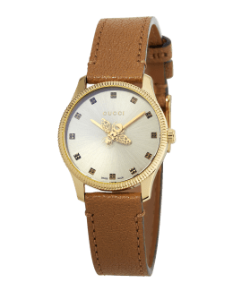 Gucci 29mm G-Timeless Bee Watch with Bracelet Strap, Gold | Neiman Marcus