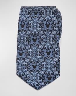 Cufflinks Inc. Men's Mickey Mouse Dot Silk Tie | Neiman Marcus