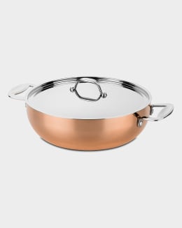 Mepra 2-Handle 11" Saute Pan with Lid | Neiman Marcus