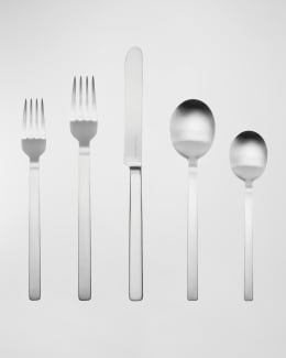 Mepra Bronze Linea Ice 5-Piece Flatware Set | Neiman Marcus