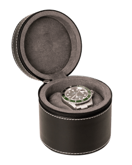 Shinola Men's Vachetta Leather Travel Watch Case | Neiman Marcus