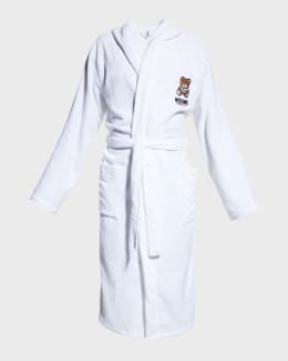 CDLP Men's Home Robe w/ Satin Piping | Neiman Marcus
