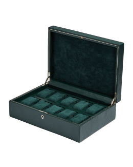 WOLF British Racing 10-Piece Watch Box with Drawer | Neiman Marcus