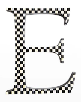 MacKenzie-Childs Courtly Check Letter - A | Neiman Marcus