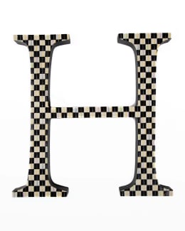 MacKenzie-Childs Courtly Check Letter - R | Neiman Marcus