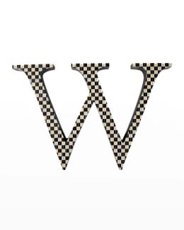 MacKenzie-Childs Courtly Check Letter - R | Neiman Marcus