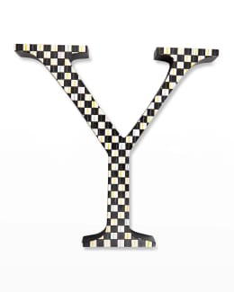 MacKenzie-Childs Courtly Check Letter - G | Neiman Marcus